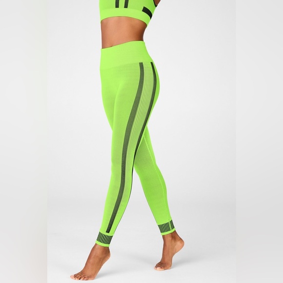 Fabletics | Pants & Jumpsuits | Maddie Ziegler X Fabletics Neon Green ...
